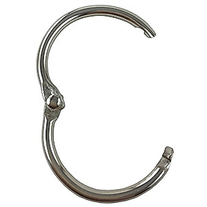 Clipco Book Rings Small 1-Inch Nickel Plated Metal (100-Pack)