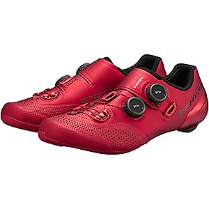 SHIMANO S-PHYRE RC9 (RC902) SPD-SL Shoes, Red, Size 44