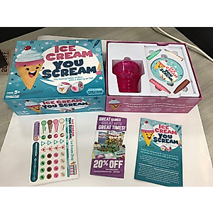 UNCORKED GAMES! Ice Cream You Scream! The Family Game of Dice! Kids Game Night, Party Game and Gift!