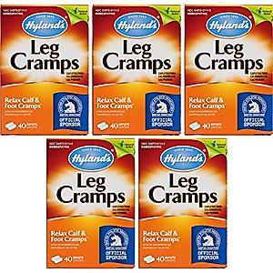 Hyland's Leg Cramps Caplets - 40 ct, Pack of 5