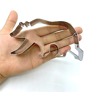 LILIAO Walking Grizzly Bear/Polar Bear Cookie Cutter - 4.6 x 2.6 inches - Woodland Animal Biscuit and Fondant Cutters - Stainless Steel
