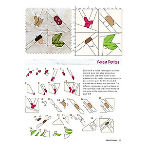 Sewing Scrap Blocks with Character (Landauer) 60 Fresh, Modern Patchwork Patterns for Quilters, including a Baby Dragon, a Unicorn, Cats, Snowmen, Santa, Dracula, Witches, and More; Full-Size Patterns
