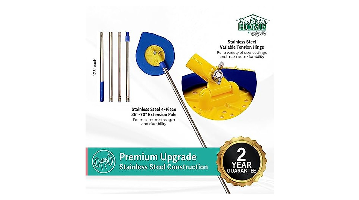 CHOMP Long Handle Wall Cleaner - Fast & Efficient Cleaning