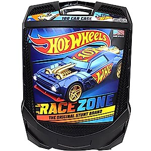 Hot Wheels 100-Car, Rolling Storage Case with Retractable Handle, Model:20135