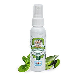 Pawtitas Dog Dental Spray Peppermint Spearmint Fresh Breath Water additive Help Prevent Tartar and Bad Breath | Manufactured with Certified Organic Ingredients (8 Ounces)