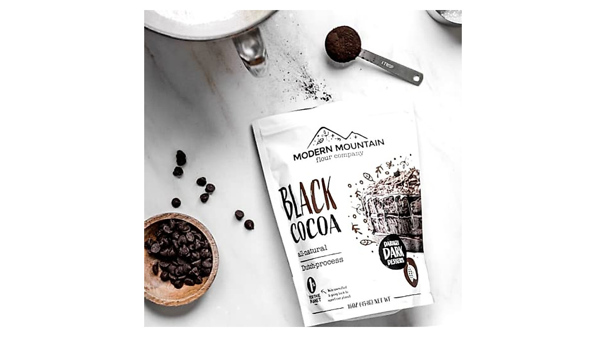 Dark Black Cocoa Powder for Baking & Rich Chocolate Flavor