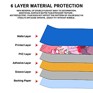 DLseego Switch OLED Skin Wrap Decal Anime Cool Sticker Full Protective Scratch Resistant Vinyl Cover for New Switch Model Game Console Joy Con - Red