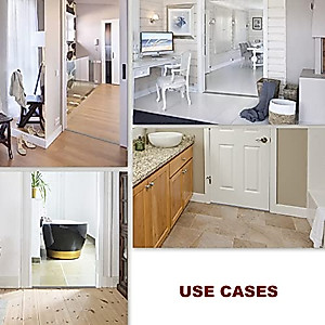 9.84 Feet Floor Transition Strip Waterproof Self Adhesive Transition Profile Flooring Cover Strips Vinyl Floor Edge Trim Floor Joining Strip Floor Bar Flat Divider Strip(Gray)