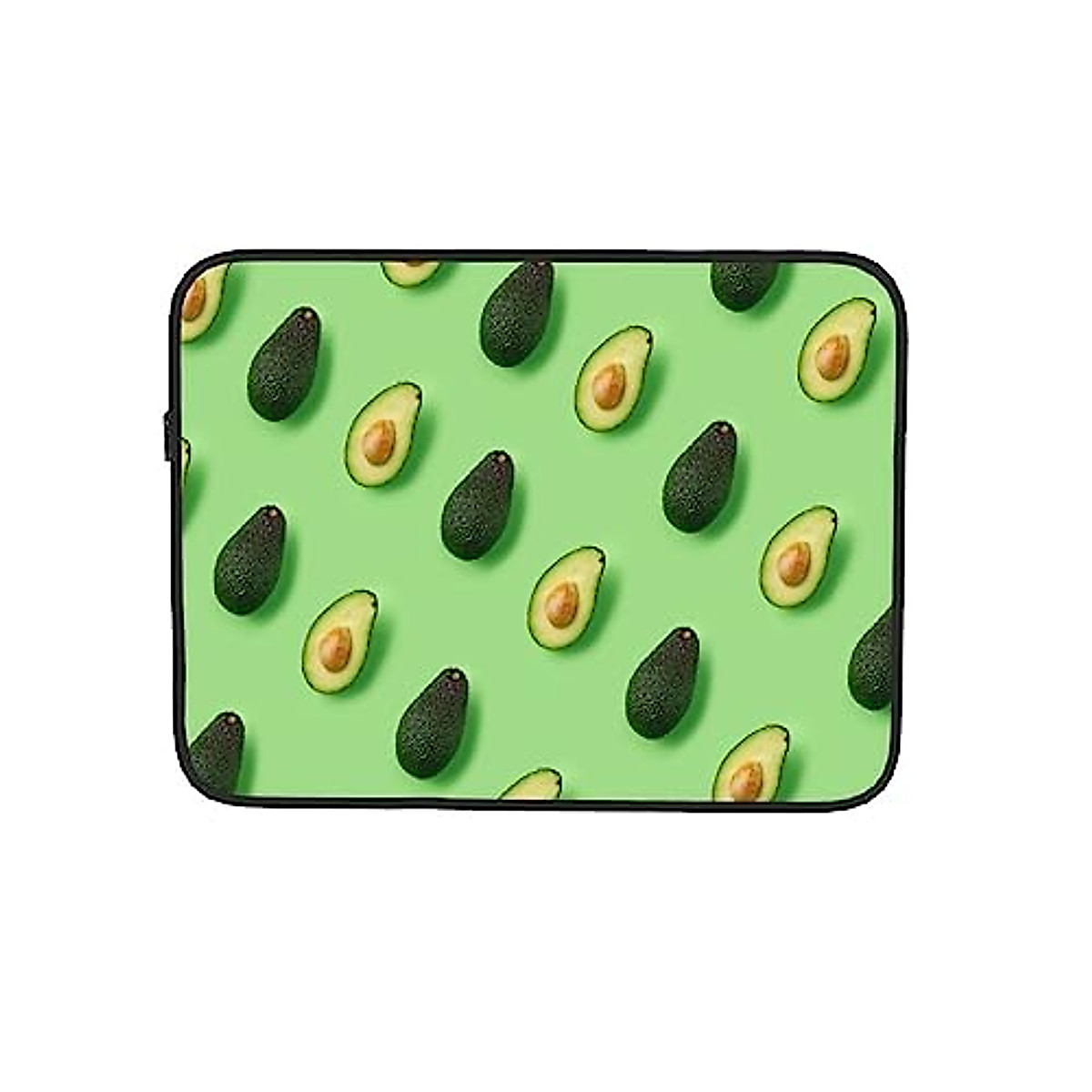 Green Avocados 13 inch Portable Laptop Sleeve Compatible with MacBook Air Notebook Computer Case for Men Women College School Students