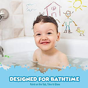 Tub Works™ Bath Paint Sticks™ Bath Toy, 12 Count | Nontoxic, Washable Bathtub Paint for Kids & Toddlers | Twistable Sticks Draw Smoothly on Tub Walls | Smooth, Vibrant Alternative to Bath Crayons