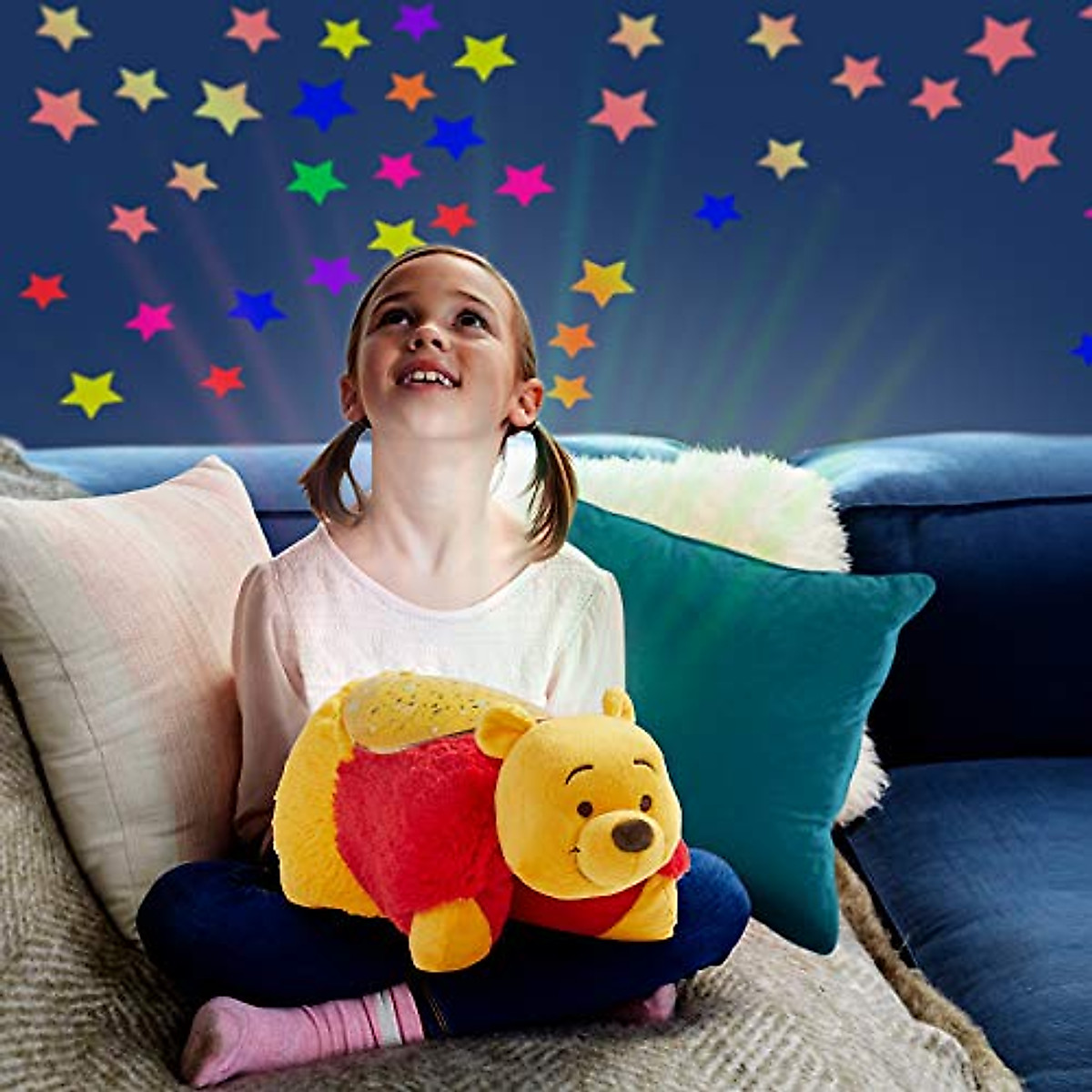 Pillow Pets Winnie The Pooh Disney Sleeptime Lite Stuffed Animal Plush Toy