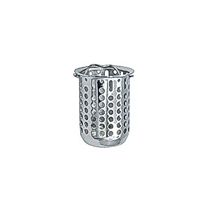 Junior Basket Strainer Stainless Steel Strainer Basket, 2.25 Inch Deep Flange Replacement Strainer with Handle