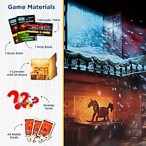 EXIT: The Game - Advent Calendar - The Silent Storm Family Game Cooperative Game Puzzle a Day Escape Room
