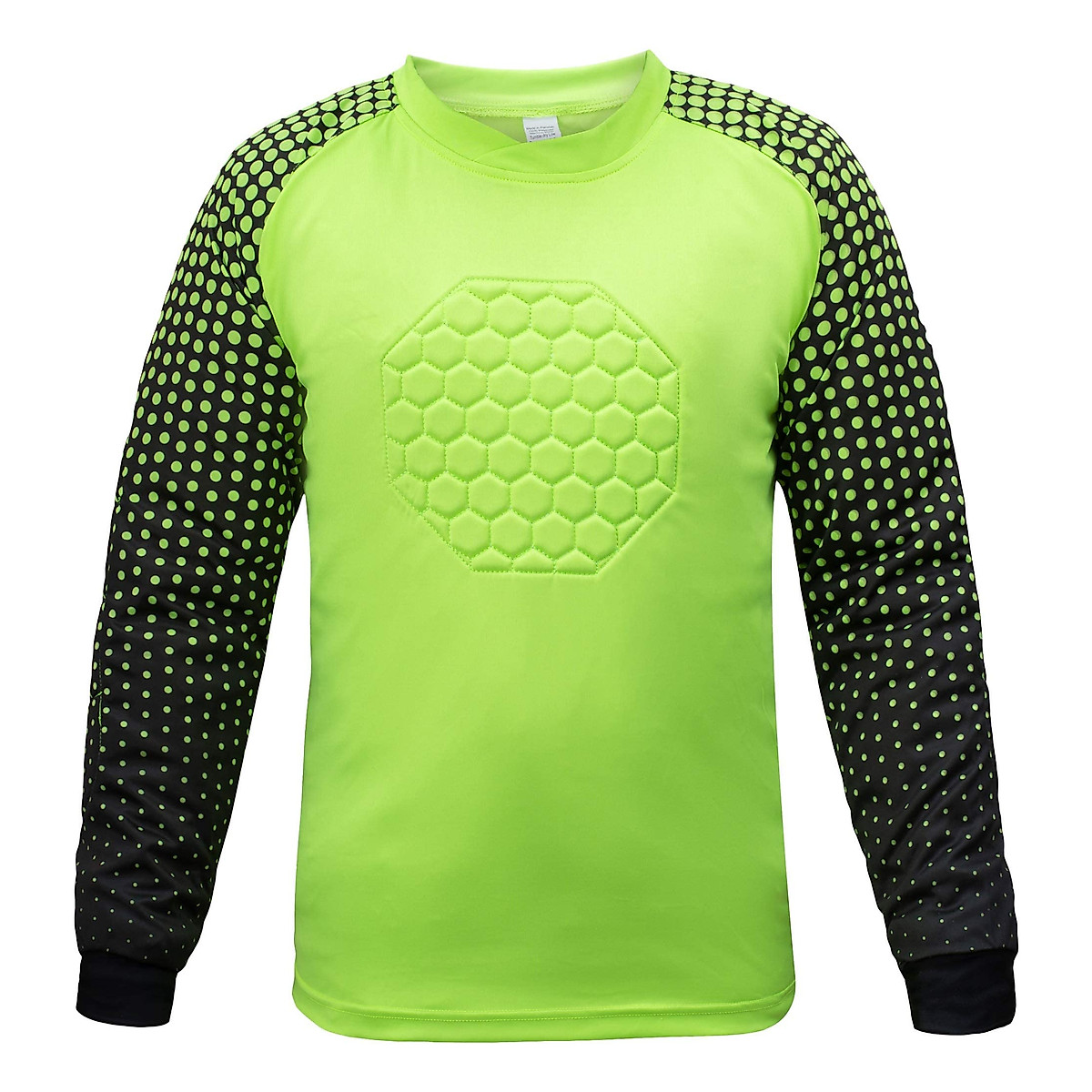 Soccer Goalie Shirt (Lime Green, Adult Small)