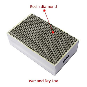 Diamond Hand Polishing Pads 800 Grit Polishing Tile Stone Marble Concrete Ceramics Granite Glass 1PCS 800
