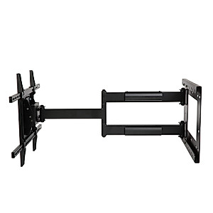 THE MOUNT STORE TV Wall Mount for TCL 55" Class LED 5 Series 2160p Smart 4K UHD TV with HDR Roku Model 55S525 TV VESA 400x200mm Maximum Extension 31.5 inches