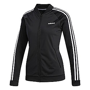 adidas Dazzle Tricot Track Jacket (Small, Black/White)