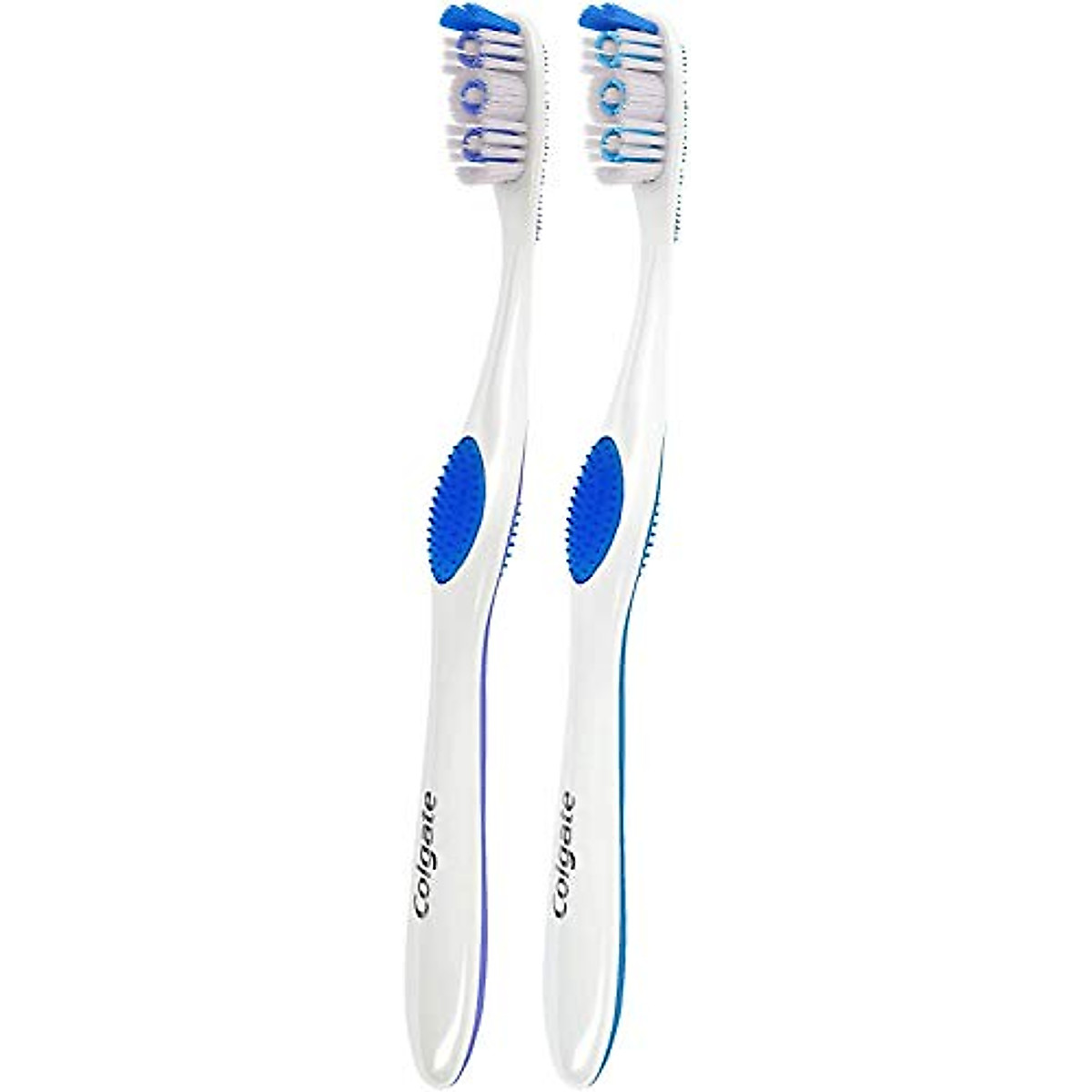 Colgate 360 Extra Soft Toothbrush for Sensitive Teeth and Gums with Tongue and Cheek Cleaner, 2 Pack