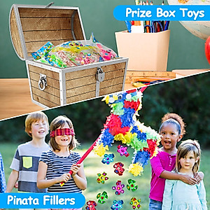 24PCS LED Light Up Fidget Spinner Bracelets Party Favors Bulk for Kids 4-8 8-12 Glow in The Dark Goodie Treat Bag Stuffers Treasure Box Toys Carnival Prizes Birthday Return Gifts for Boys Girls