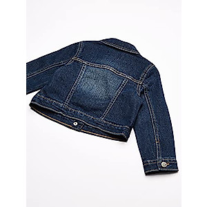 The Children's Place Baby Girls And Toddler Girls Basic Denim Jacket,China Blue,5T