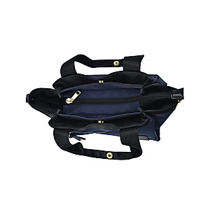 Kah&Kee Handbags for Women Shoulder Bags Tote Satchel Crossbody Water-Repellent Nylon (Navy)