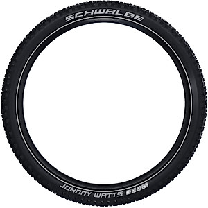 Schwalbe Unisex's Johnny WATTS Perf, DD, RaceGuard, Folding Tyres, Black, 70-584