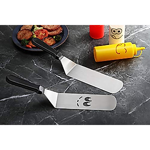 New Star Foodservice 1029161 Commercial-Grade 3-Piece Stainless Steel BBQ Spatula Set