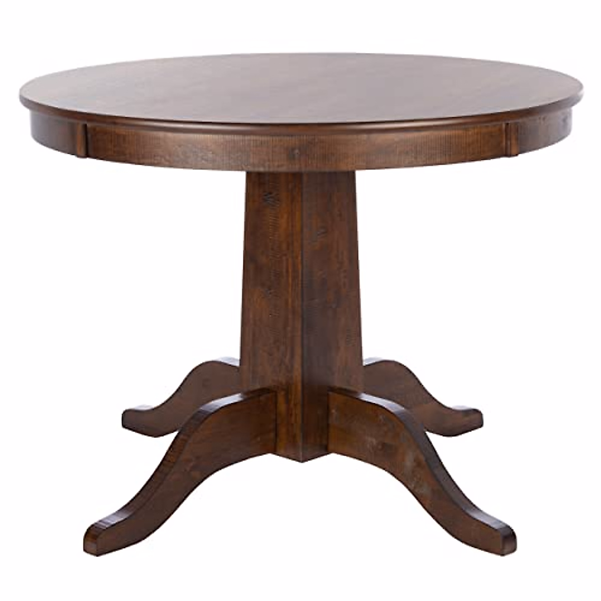 Safavieh Home Collection Sergio Rustic Café Brown Round Dining Table