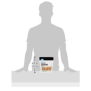 Amazon Brand - Happy Belly Cashews, Roasted & Salted, 16 ounce