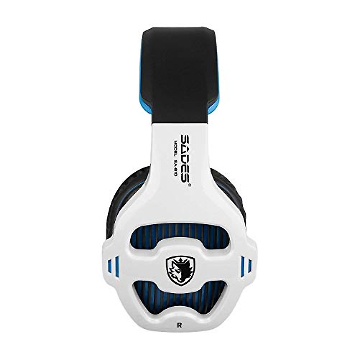 SADES Stereo Gaming Headset for PS4 PC Xbox One Controller Noise Cancelling Over Ear Headphones with Mic White (SDSSA810W-HDST)