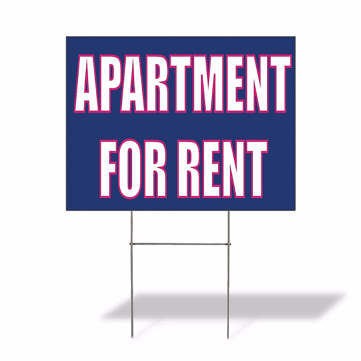 Fastasticdeals Weatherproof Yard Sign Apartment for Rent B Advertising Printing Lawn Garden 18x12 Inches 1 Side Print