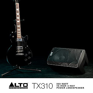 ALTO TX310 – 350W Active PA Speaker with 10" Woofer for Mobile DJ and Musicians, Small Venues, Ceremonies and Sports Events, Black