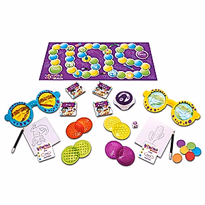 Goliath Googly Eyes Showdown - Family Drawing Game with Crazy, Vision-Altering Glasses - Includes A Fun Burger Party Card Game