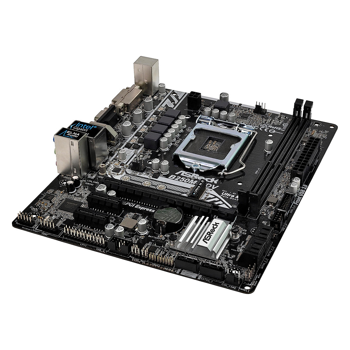 ASRock B250M-HDV LGA1151/ Intel B250/ DDR4/ SATA3&USB3.0/ M.2/ A&GbE/ MicroATX Motherboard