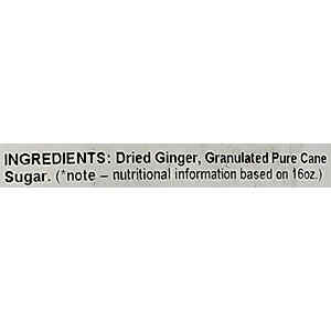 GERBS Dried Ginger 2 LBS. Granulated | Freshly Dehydrated Resealable Bulk Bag | Top Food Allergy Free | Sulfur Dioxide Free | Facilitates weight loss by improving digestion| Gluten & Peanut Free