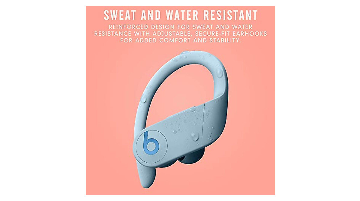 Beats Pro Wireless Earphones - Glacier Blue, 9H Playtime, Sweatproof