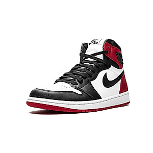 Jordan Womens WMNS Air 1 High OG CD0461 016 Satin Black Toe - Size 8W