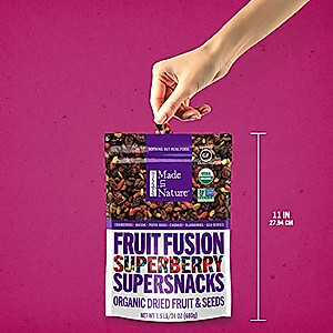 Made In Nature Superberry Fruit Fusion, 24 oz - Organic Fruit and Nut Trail Mix