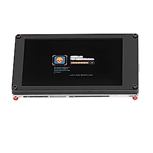 FECAMOS Mini LCD Display, 3.5in IPS Monitor Subscreen Easy to Install Standard Size High Resolution USB Connection for DIY Electronic Products