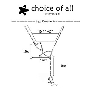 Nurse Gifts for Women Nurse Stethoscope Necklace Heart Doctor Stethoscope Pendant Doctor Nurse Medical Student Graduation Jewelry Gift (silver)