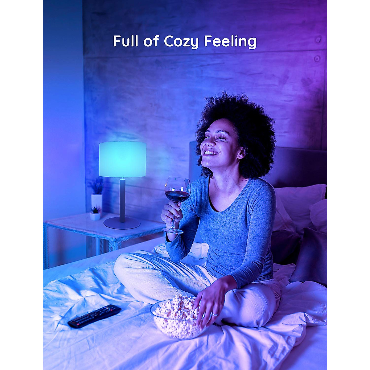 Govee LED Light Bulb Dimmable, Music Sync Color Changing Light Bulbs, A19 7W 60W Equivalent, No Hub Required Multicolor Bluetooth Light Bulbs with App Control for Party Home (Don't Support WiFi/Alexa)