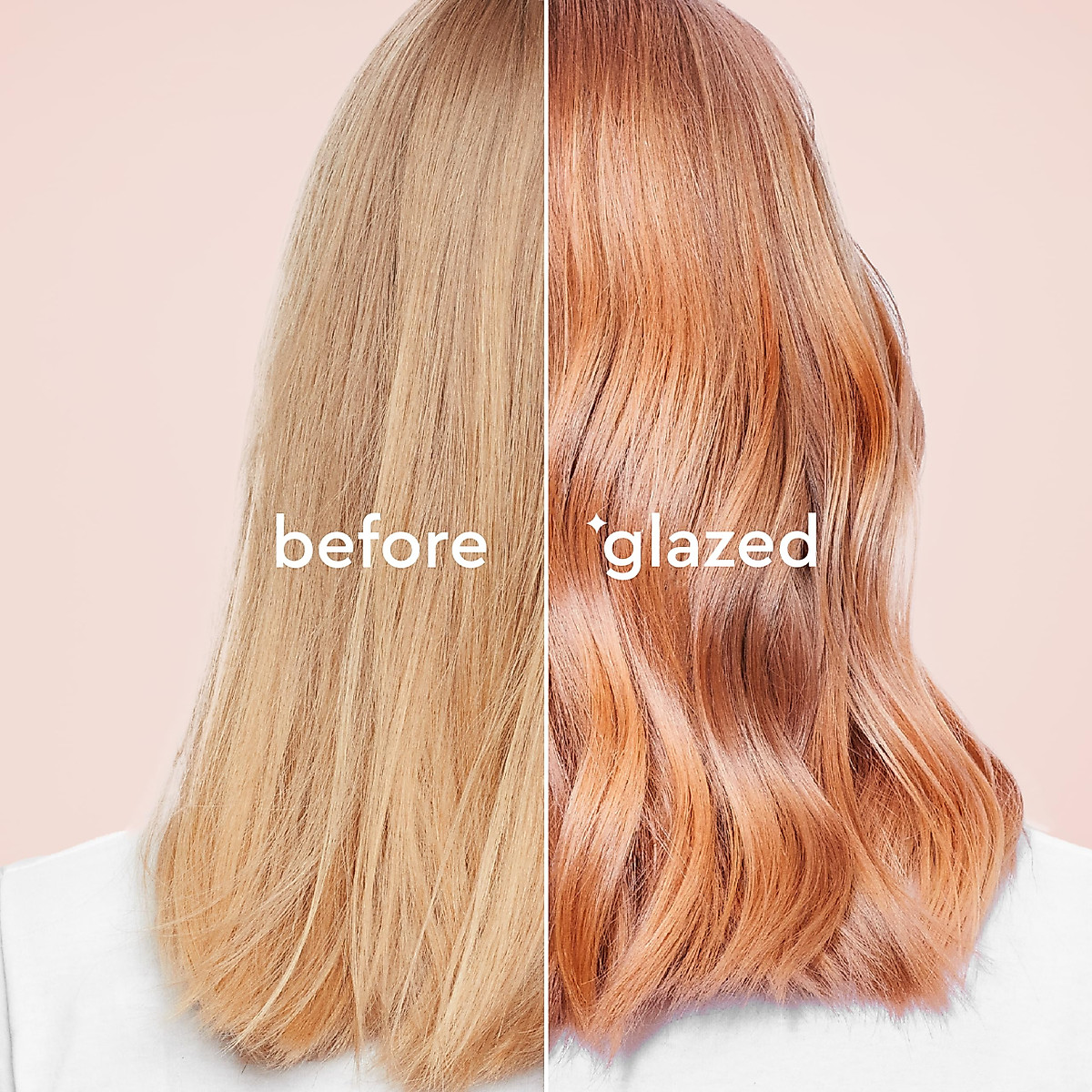 Glaze Super Color Conditioning Copper Crush Gloss - Award Winning Semi-Permanent Hair Dye and Treatment. No-Mix Hair Color Mask with Results in 10 Minutes.