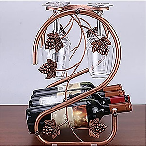 DOUBA Wine Cabinet Display Rack Metal Wine Bottle Rack Bracket Wine Bottle Storage Wine Cabinet Wine Rack Wine Utensils