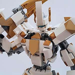 Future Robot Warrior Lancelot Building Block Playset, The Robot Spirits Mecha Toys for Boys Birthday Suitable (616 pcs)