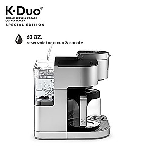 Keurig® K-Duo Special Edition Single Serve K-Cup Pod & Carafe Coffee Maker, Silver