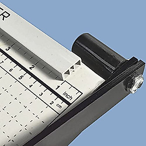 A4 Paper Trimmer Paper Cutter Heavy Duty Metal Base Trimmer Gridded Paper Photo Guillotine Craft Machine 12 inch Cut Length 10 Sheets Capacity for Office Home Use