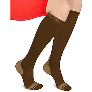 Sparthos Compression Socks (20-30mmHg) Bundle of 3 [Size Large/XL] - Steel Gray + Mountain Brown + Midnight Black