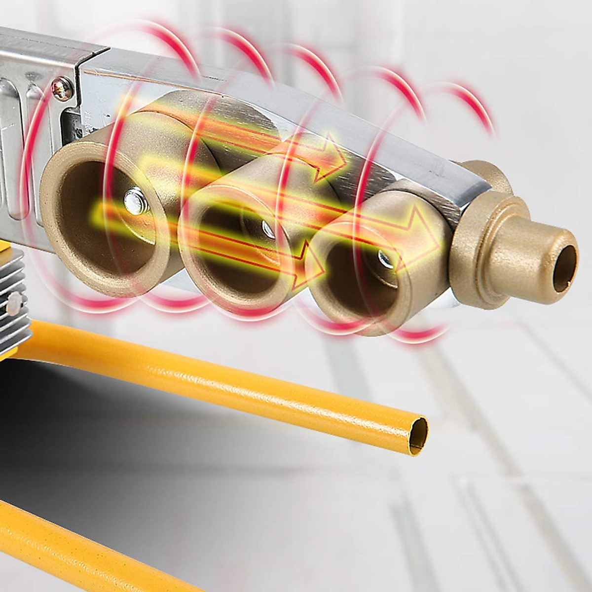 Full Automatic PPR Pipe Welder 220V Digital Temperature Controlled Water Pipe Welding Machine Electric Heating Hot Melt Tools Kit for PP PE PVC Tube,800w