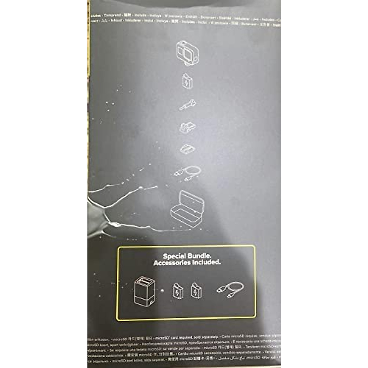 GoPro HERO8 Black Action Camera Bundle with Dual Battery Charger & Includes 3 Total Batteries with case.