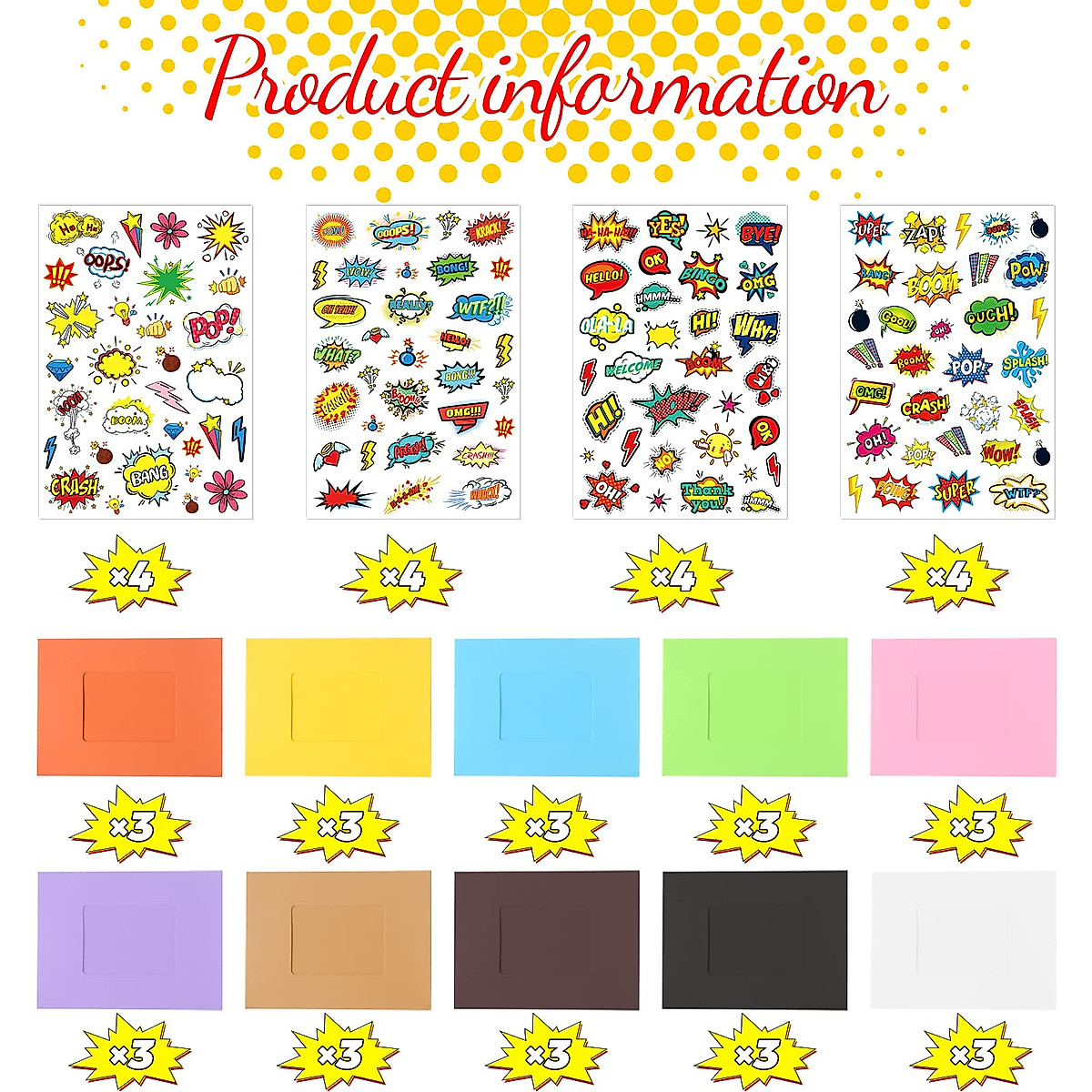 30 Packs Superhero Picture Frame Craft Kits with 16 Sheets Stickers for Kids Superhero Themed Party Decorations Stickers for Creative Scrapbooks Party Favors